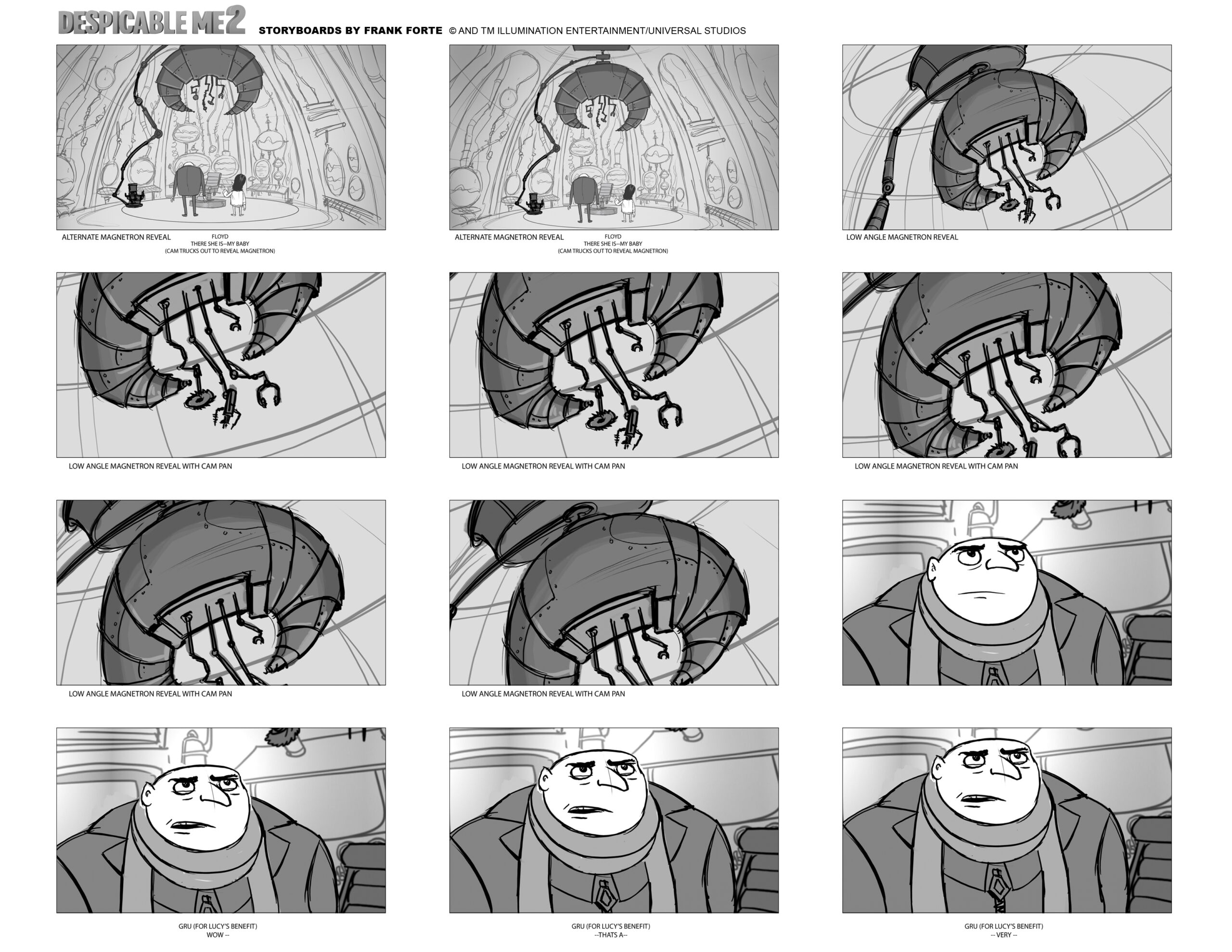 Despicable Me 2 – Frank Forte Storyboards