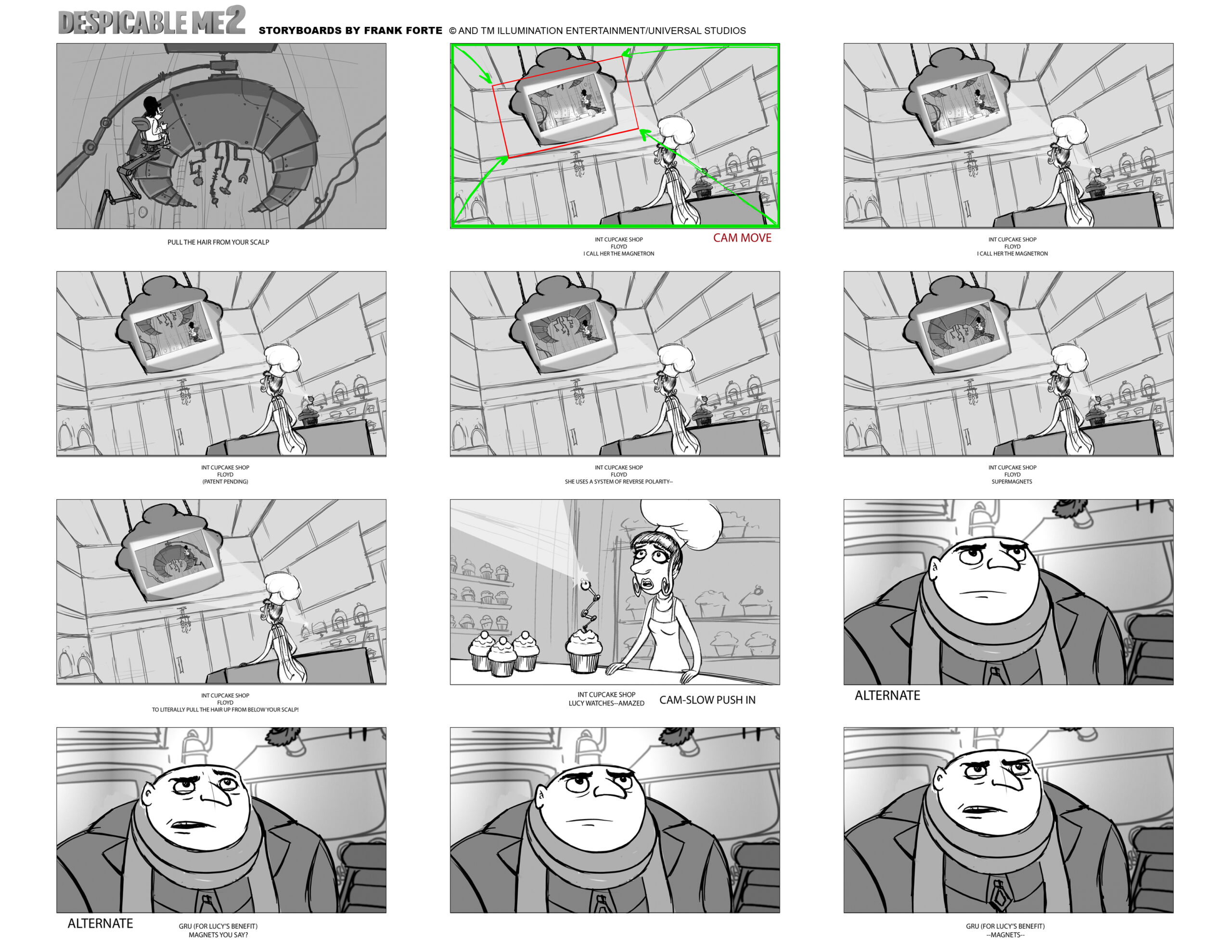 Despicable Me 2 – Frank Forte Storyboards