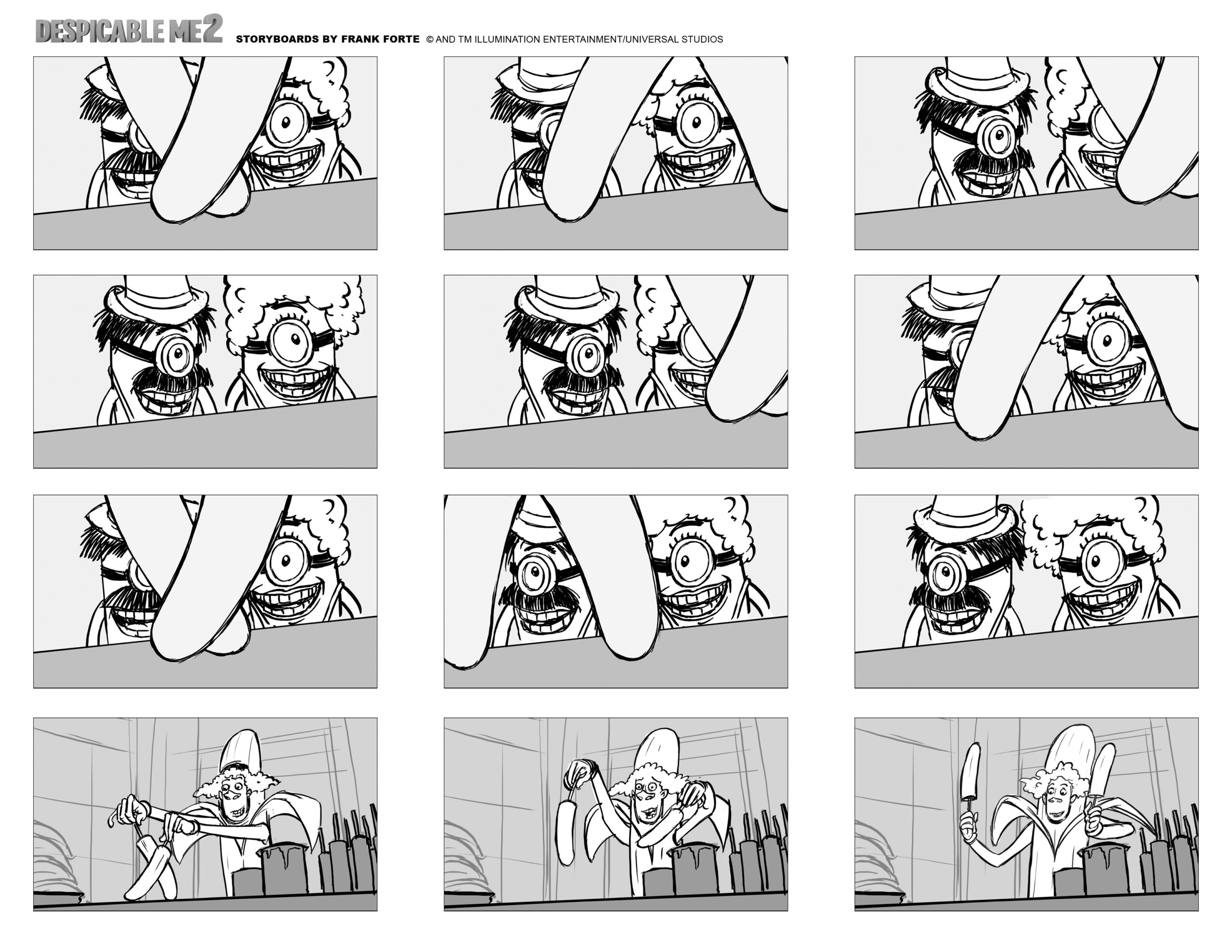Despicable Me 2 – Frank Forte Storyboards