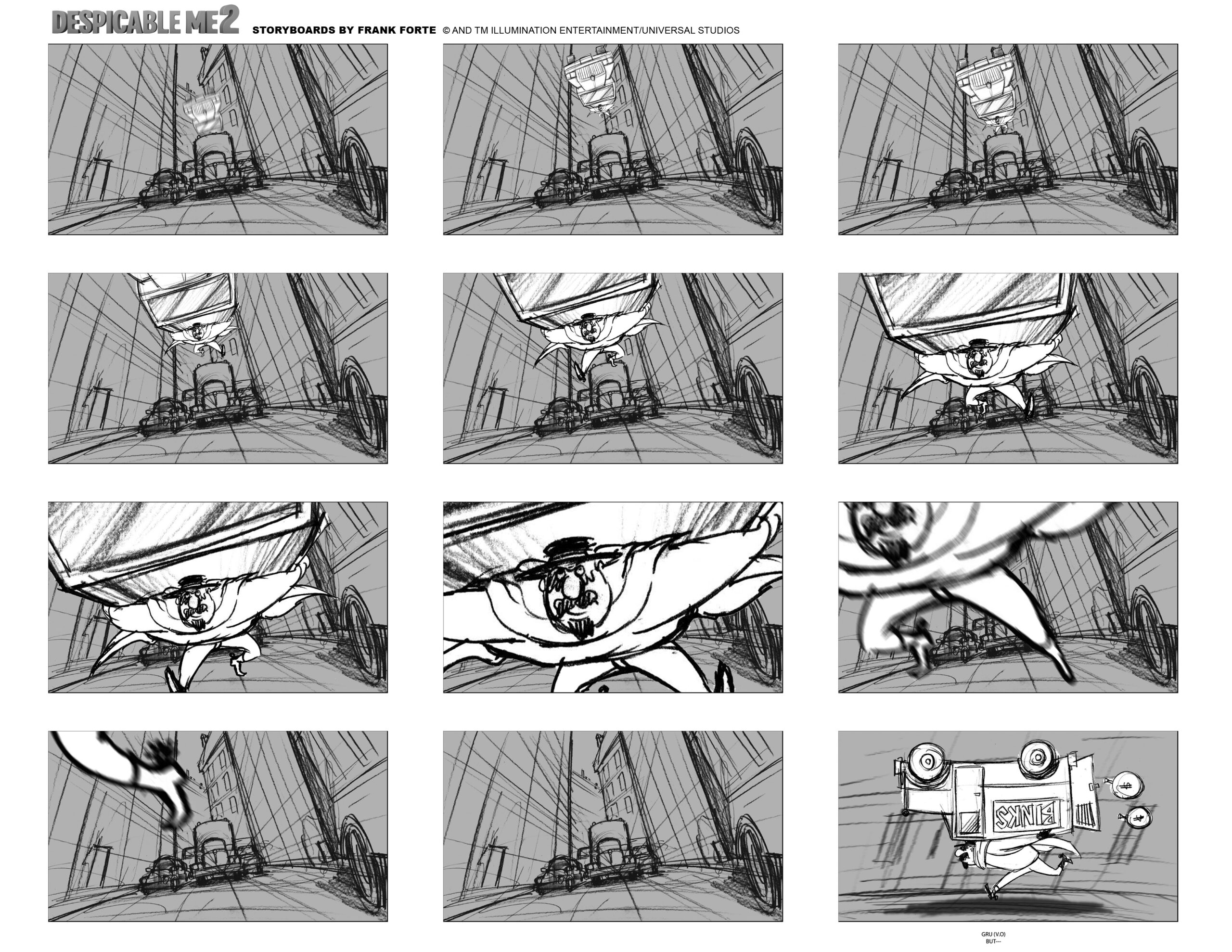 Despicable Me 2 – Frank Forte Storyboards