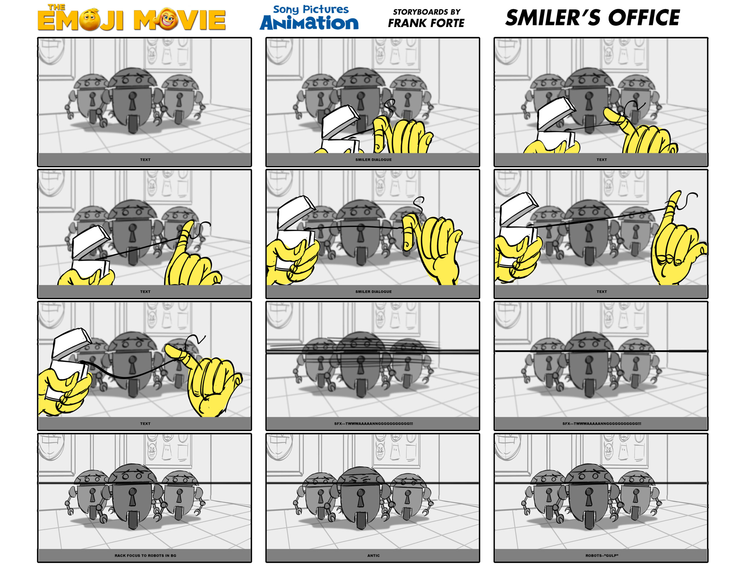 The Emoji Movie – Frank Forte Storyboards