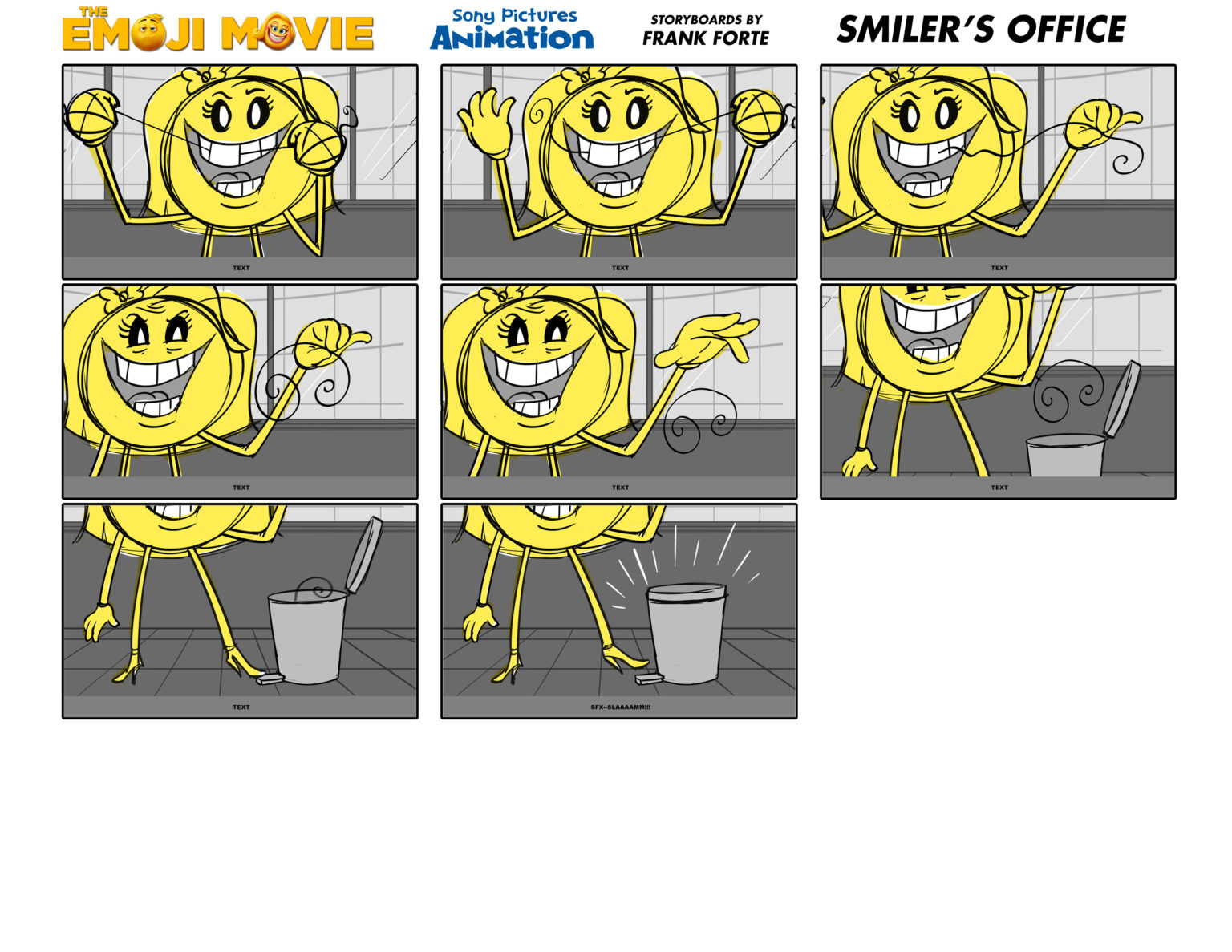 The Emoji Movie – Frank Forte Storyboards