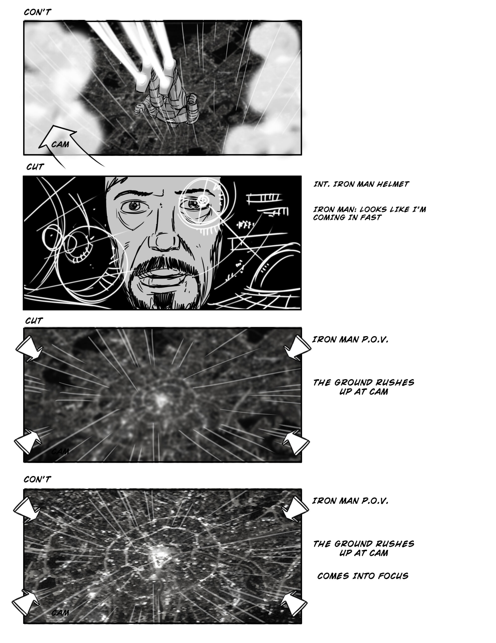 Iron Man samples – Frank Forte Storyboards