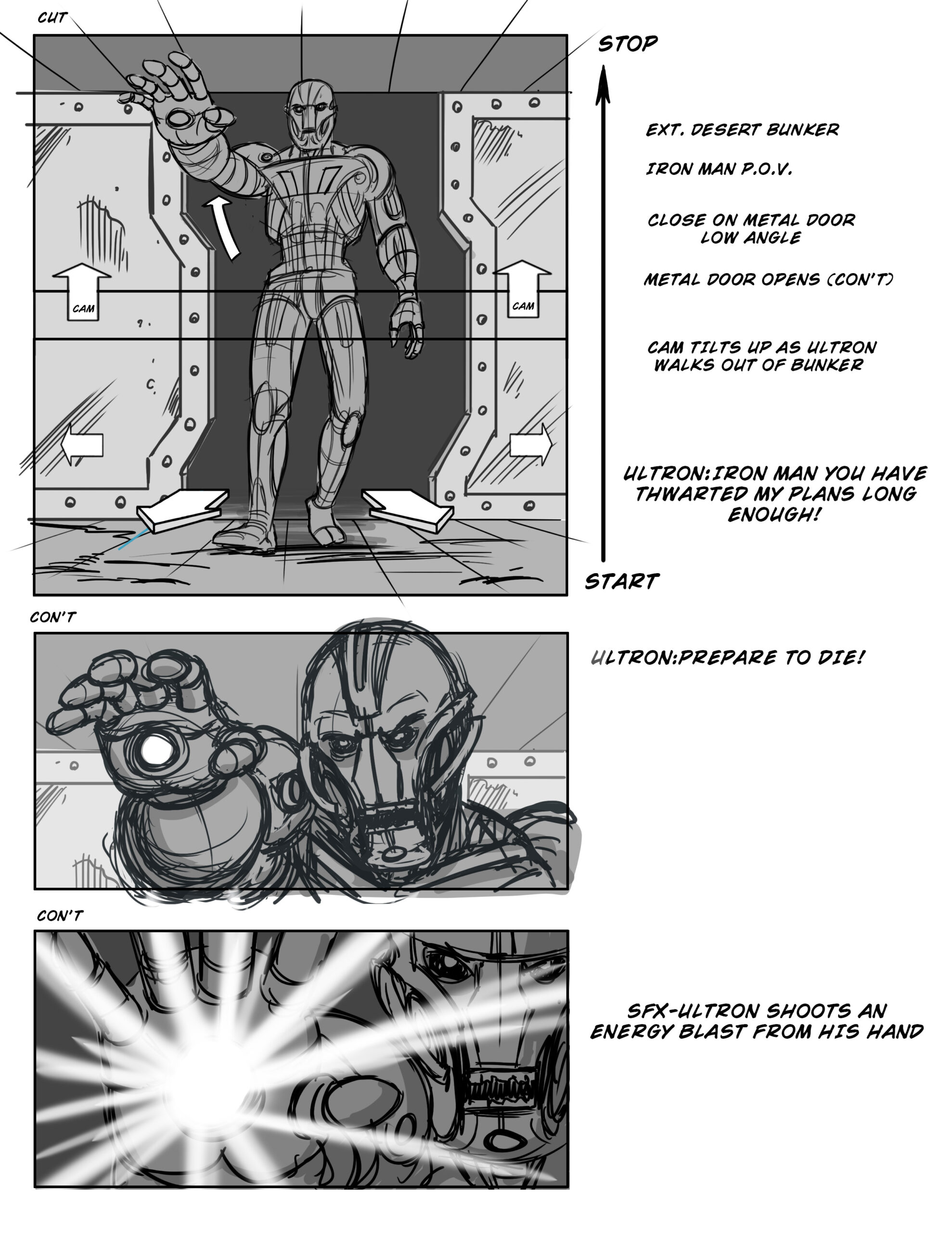 Iron Man samples – Frank Forte Storyboards