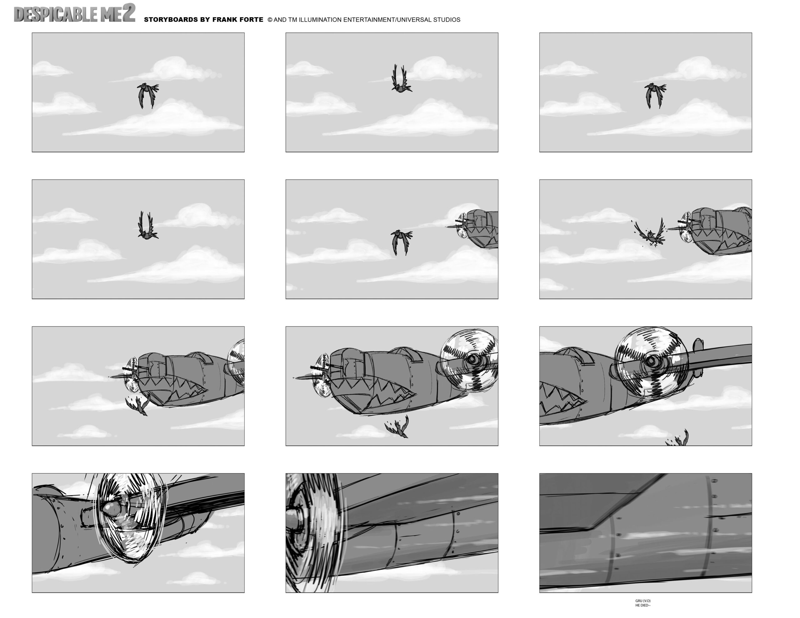 Despicable Me 2 – Frank Forte Storyboards