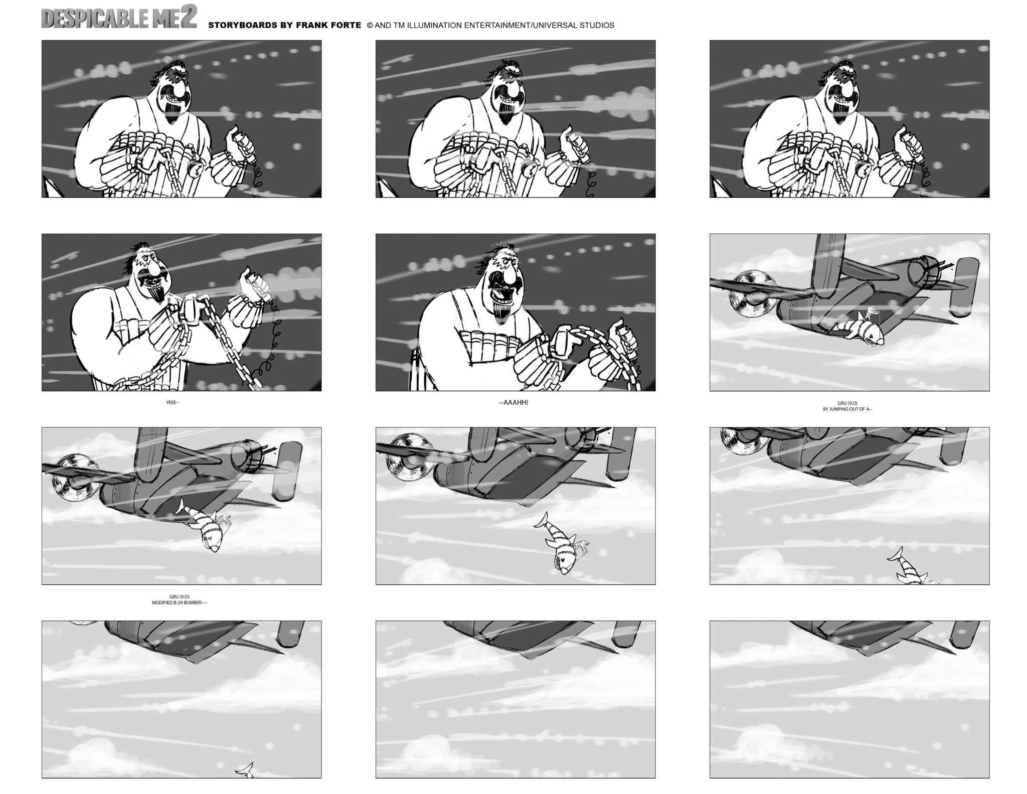 Despicable Me 2 – Frank Forte Storyboards
